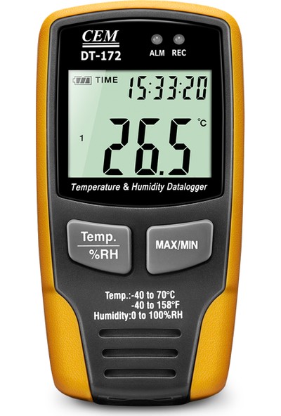 Tekno İstanbul DT-172 Nem ve Sıcaklık Datalogger