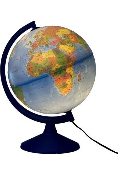 Artı Inox Siyasi Yerküre 30 Cm- Işıklı