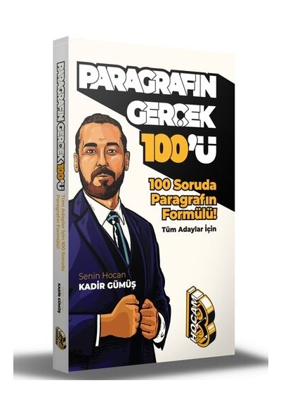 Benim Hocam Yayınları 100 Soruda Paragrafın Formülü - Paragrafın Gerçek Yüzü - Kadir Gümüş