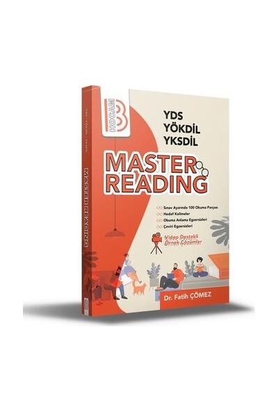 Benim Hocam Yayınları YDS Yökdil Yksdil Master Reading - Fatih Çömez Benim Hocam Yayınları YDS Yökdil Yksdil Master Reading - Fatih Çömez