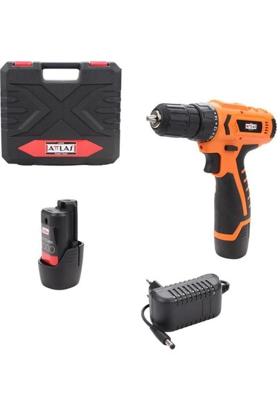 Attlas Eco V 12 Lı Çift Akülü Vidalama 2 Akü