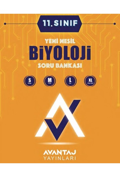 Avantaj Yayınları 11. Sınıf Biyoloji Soru Bankası Avantaj Yayınları 11. Sınıf Biyoloji Soru Bankası