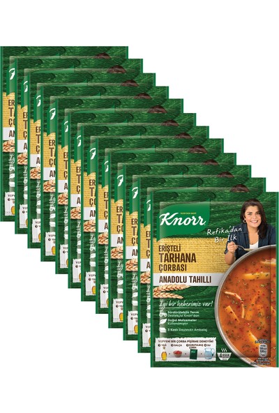 Knorr Refika’dan Erişteli Tarhana Çorbası 85 G x 12'li Knorr Refika’dan Erişteli Tarhana Çorbası 85 G x 12'li