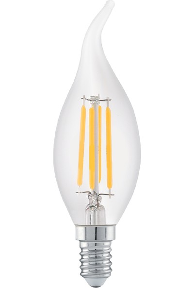 Heka 4W Dimmerli E14 C 35 Rustik LED Ampul 10'lu Paket ERD23 Heka 4W Dimmerli E14 C 35 Rustik LED Ampul 10'lu Paket ERD23