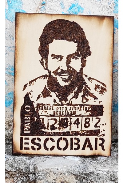 Tomars Ahşap Yakma Escobar St Tablo