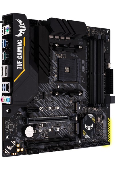 Asus TUF Gaming B450M-Pro II Amd B450 DDR4 4400 MHz (OC) Am4 mAtx Anakart Asus TUF Gaming B450M-Pro II Amd B450 DDR4 4400 MHz (OC) Am4 mAtx Anakart