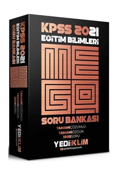Yediiklim Yayınları 2021 Kpss Eğitim Bilimleri Mega Tamamı Çözümlü Soru Bankası Yediiklim Yayınları 2021 Kpss Eğitim Bilimleri Mega Tamamı Çözümlü Soru Bankası