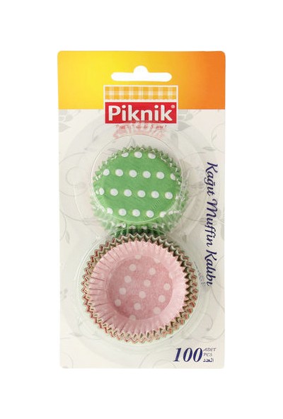 Piknik Kağıt Muffin Kalıbı 100'lü Paket Piknik Kağıt Muffin Kalıbı 100'lü Paket