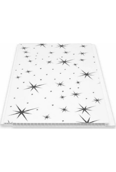 Büker Plastik Siyah Yıldızlı Plastik Pvc Duvar Tavan Lambiri 10'lu 20 cm x 4 Metre 8 Metrekare Büker Plastik Siyah Yıldızlı Plastik Pvc Duvar Tavan Lambiri 10'lu 20 cm x 4 Metre 8 Metrekare