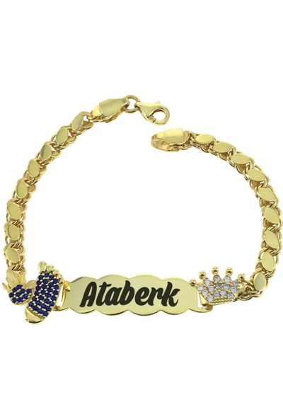 Silverplus Zirkon Taşlı Ayak Izi Gümüş İsimli Çocuk Bileklik Silverplus Zirkon Taşlı Ayak Izi Gümüş İsimli Çocuk Bileklik