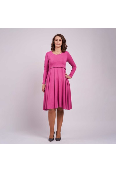 Mamma Lattes Emzirme Özellikli Hamile Elbisesi Milana Mamma Lattes Emzirme Özellikli Hamile Elbisesi Milana