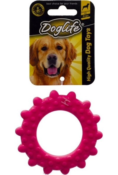Doglife Köpekler İçin Kauçuk Ring Oyuncak Doglife Köpekler İçin Kauçuk Ring Oyuncak