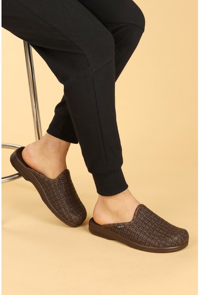 Ceyo 9955-6 Anatomik Kışlık Ev Içi Erkek Terlik Kahverengi Ceyo 9955-6 Anatomik Kışlık Ev Içi Erkek Terlik Kahverengi