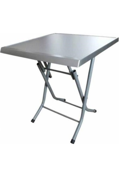 Çağdaş Portatif Katlanır Çok Amaçlı 60 x 60 Masa Gri Çağdaş Portatif Katlanır Çok Amaçlı 60 x 60 Masa Gri