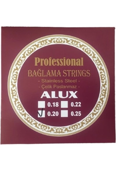 Alux ALX020 Bağlama Teli Uzun Sap Paslanmaz