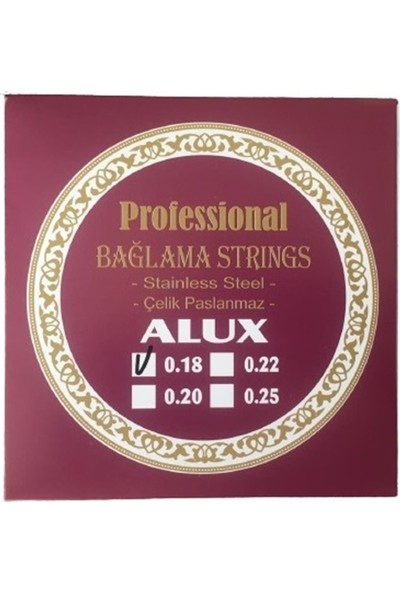 Alux ALX018 Bağlama Teli Kısa Sap Paslanmaz