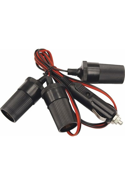 Ars Araç Çakmak Çoklayıcı 12V/24V 3 Girişli Araç Çakmaklık Çoklayıcı