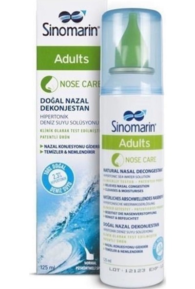 Sinomarin Adult Deniz Suyu Spreyi 125 ml