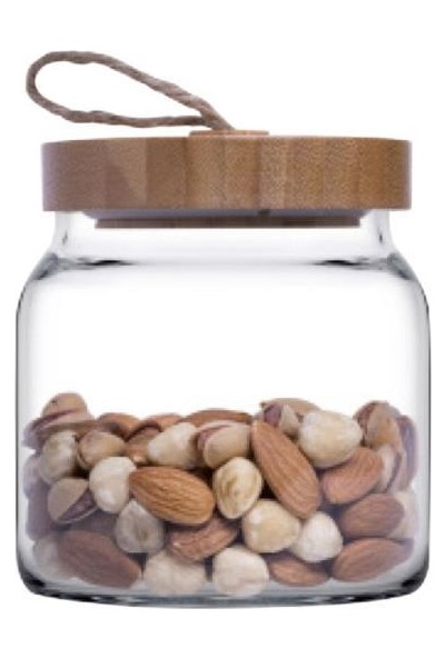 Paşabahçe Woody Bambu Kapaklı Kavanoz 575 cc