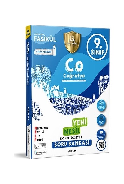 Soru Kalesi Yayınları 9. Sınıf Coğrafya Fasikül Yeni Nesil Soru Bankası Soru Kalesi Yayınları 9. Sınıf Coğrafya Fasikül Yeni Nesil Soru Bankası