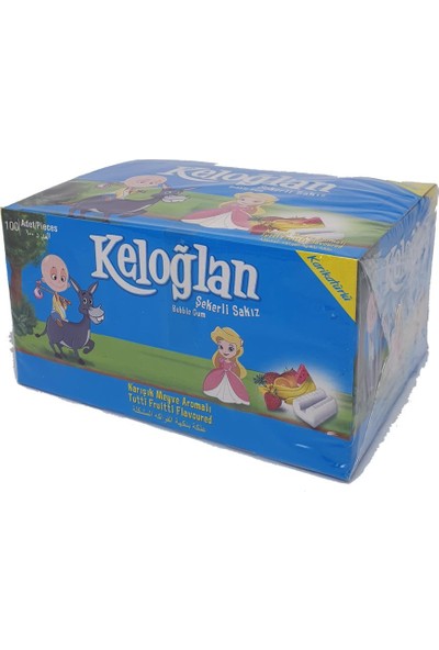 Keloğlan Şekerli Sakız Karışık Meyve 100'lü