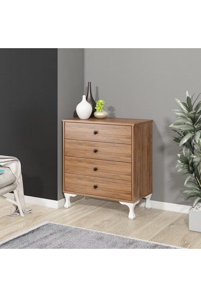 Missia Mobilya Torino Şifonyer Ceviz-Ceviz Missia Mobilya Torino Şifonyer Ceviz-Ceviz