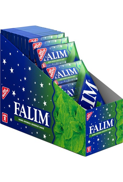 Falım Nane Aromalı Sakız 35 gr 20'li x 5 Paket Falım Nane Aromalı Sakız 35 gr 20'li x 5 Paket