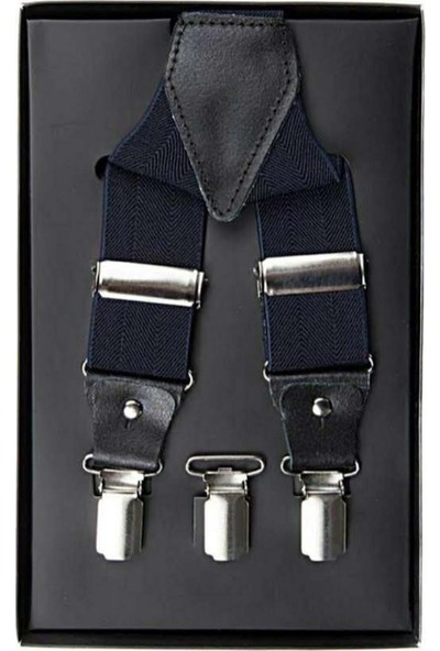 Gutiero SiyahDeriBağlantılıPantolonAskısı