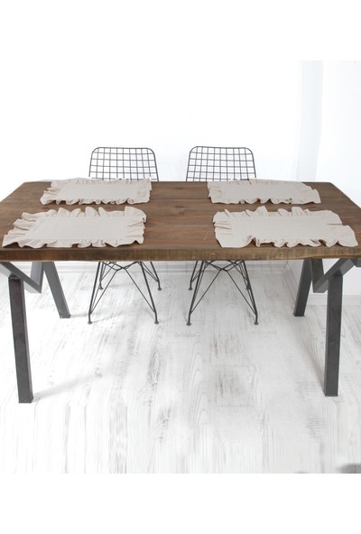 Bedinn Naturel Amerikan Servisi 4'lü 30 x 45 cm