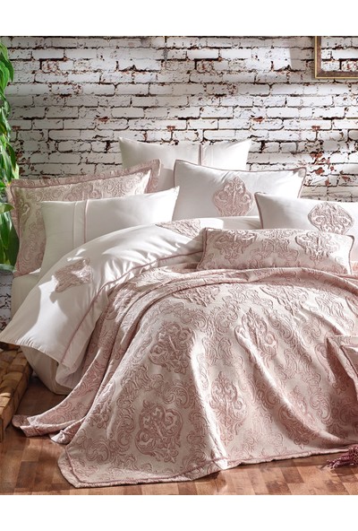 Elart Yatak Örtüsü Olıvıa Gülkurusu Çift Kişilik