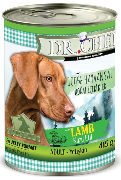 Dr. Chef Kuzu Etli Köpek Maması x 12 Adet Dr. Chef Kuzu Etli Köpek Maması x 12 Adet