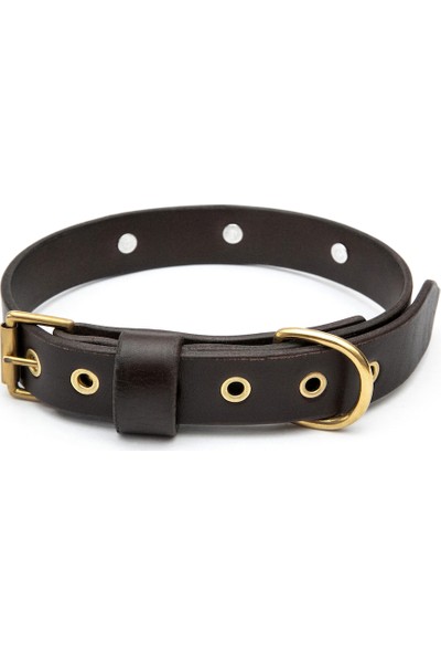 Ca-Leather Creek Kahve El Yapımı Gerçek Deri Köpek Tasması L Ca-Leather Creek Kahve El Yapımı Gerçek Deri Köpek Tasması L