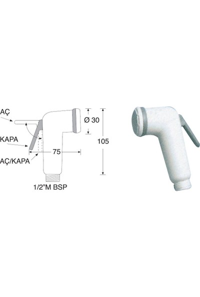 Barka D31 Duş Kafası