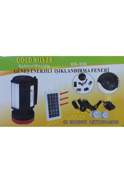 Gold Silver GS-330 Güneş Enerji Sistemli Fener Gold Silver GS-330 Güneş Enerji Sistemli Fener