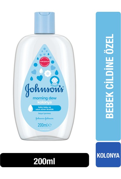 Johnsons Baby Kolonya Morning Dew 200 ml Johnsons Baby Kolonya Morning Dew 200 ml