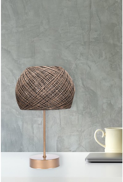 Hmydesign Agox Abajur Jüt Siyah