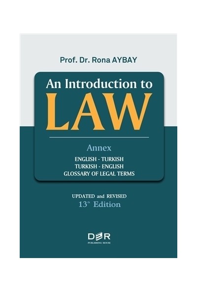 An Introduction To Law - Rona Aybay An Introduction To Law - Rona Aybay