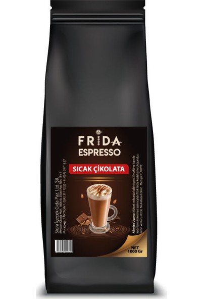 Frida Espresso Sıcak Çikolata - 1000 gr Frida Espresso Sıcak Çikolata - 1000 gr