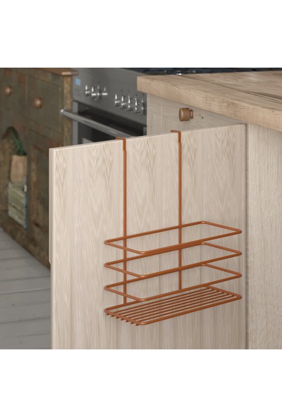 Tekno-tel Askılı Dolap Içi Tek Katlı Mutfak Rafı Bakır SF004 Tekno-tel Askılı Dolap Içi Tek Katlı Mutfak Rafı Bakır SF004