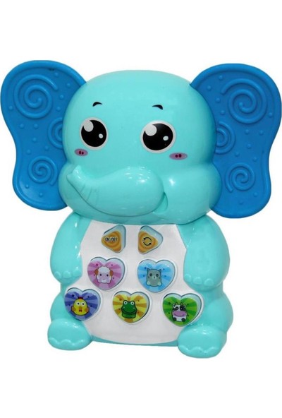 Birlik Oyuncak Babycim Neşeli Fil Mavi 126-C