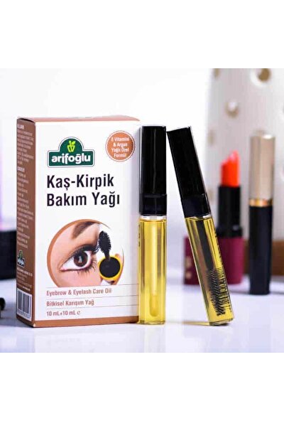 Arifoğlu Kaş Kirpik Bakım Yağı 10 ml + 10 ml - Argan Yağlı & Doğal E Vitaminli Arifoğlu Kaş Kirpik Bakım Yağı 10 ml + 10 ml - Argan Yağlı & Doğal E Vitaminli