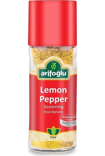 Arifoğlu Lemon Pepper - Balık Bharatı 90gr (Cam) Arifoğlu Lemon Pepper - Balık Bharatı 90gr (Cam)