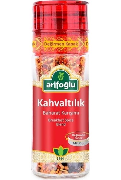 Arifoğlu Kahvaltılık Baharat 40 gr (Değirmen Kapak)