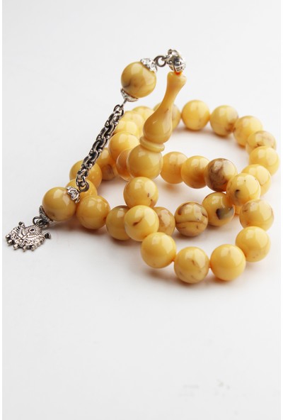 Varetta 33'lük Erkek Sarı Tesbih