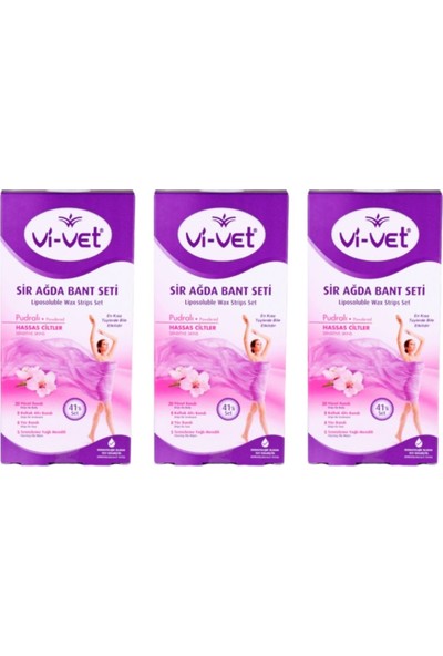 Vivet Sir Ağda Bant Seti 41'li x 3 Vivet Sir Ağda Bant Seti 41'li x 3