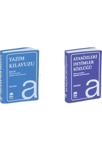 Ema Kitap Yazım Klavuzu - Atasözleri ve Deyimler Sözlüğü Seti