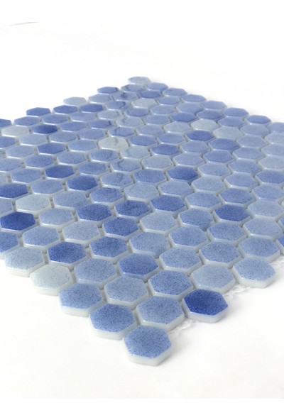 Orient Havuz Için Altıgen Cam Mozaik