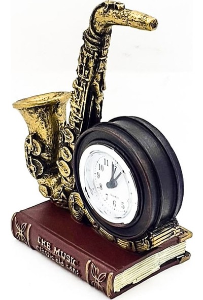 Çılgın Masa Saati Saksofon Kitap
