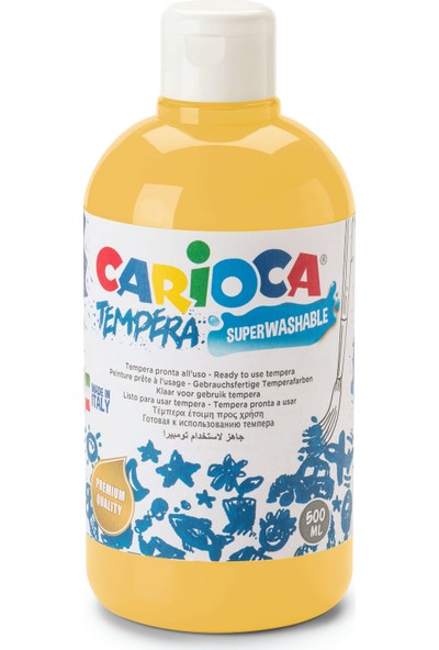 Carioca Tempera Boya Süper Yıkanabilir 500 ml Pastel Turuncu Carioca Tempera Boya Süper Yıkanabilir 500 ml Pastel Turuncu