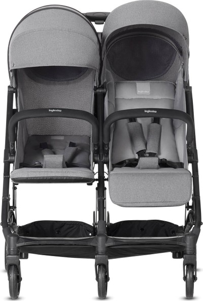 Inglesina Sketch İkiz Bebek Arabası - Grey
